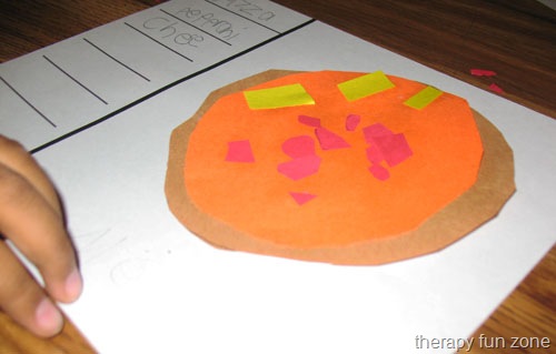 Scissor Cutting Shapes: Pizza - Therapy Fun Zone