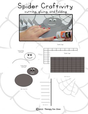 Spider Craftivity - Therapy Fun Zone